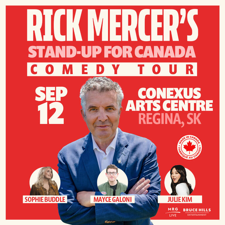 Rick Mercer’s Stand-Up For Canada Comedy Tour | Conexus Arts Centre ...